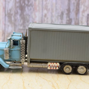 Vintage Metal Truck - TIR Container Vintage - Old Classic TIR - Tir Toy ...