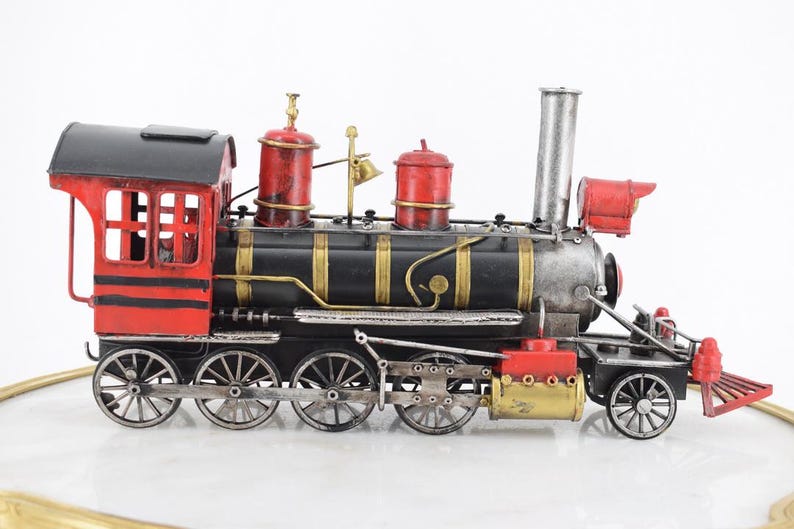 Vintage Metal Locomotive Model: Old School Train Decor - Etsy