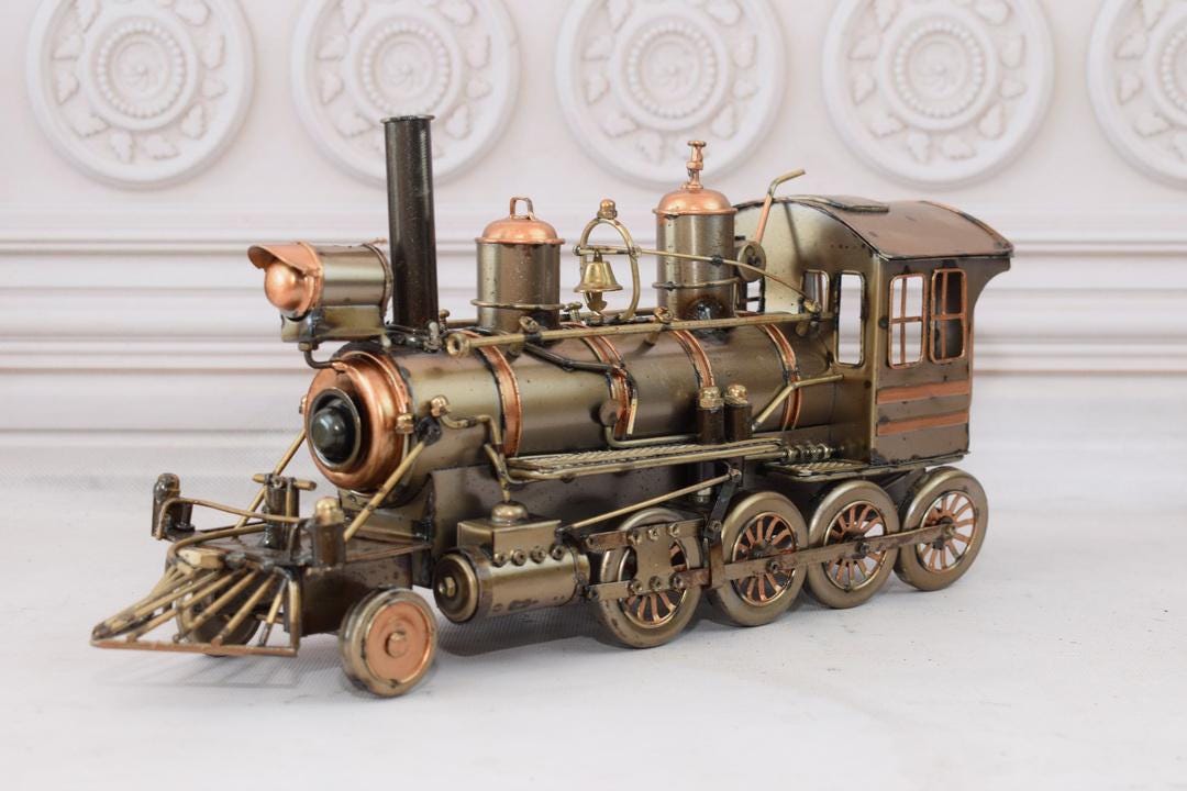 Vintage Locomotive Metal Model – Old School Train Decor - Etsy