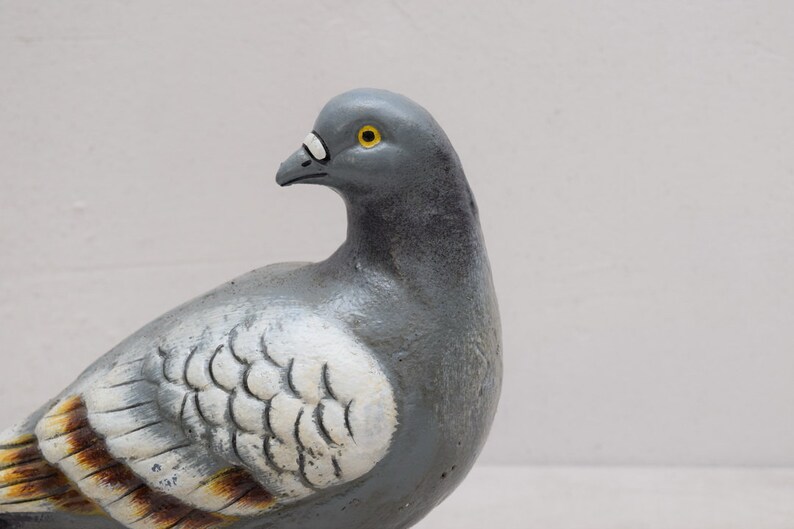 Pigeon Cast Iron Sculpture Figure Realistic Figurine Gift - Etsy