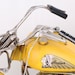 Vintage Large Yellow Motorbike Motorcycle Indian Old Classic Metal ...