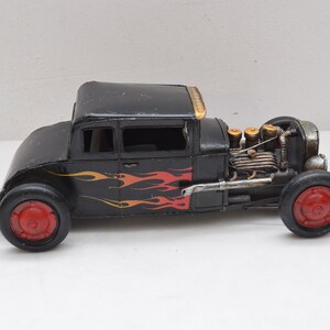 Vintage Hot Rod Car Old Metal Model Toy Auto Gift Idea Old School ...