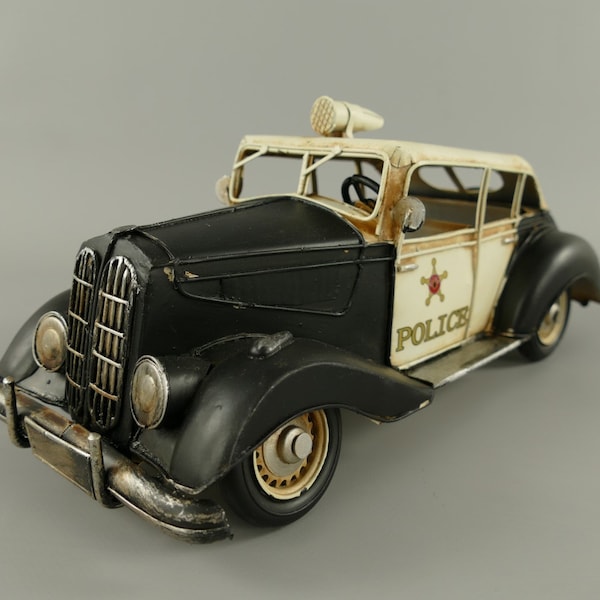Metal Police Car Model - Etsy