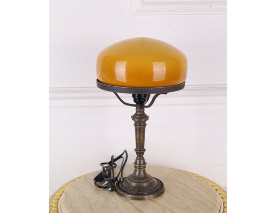 Orange bankers lamp store