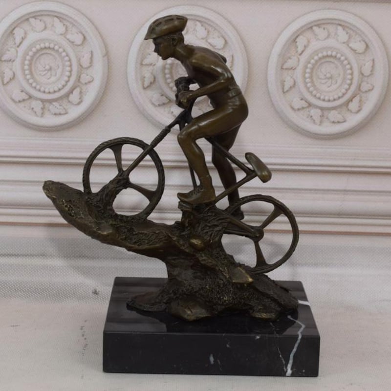 Bicycle Statue - Etsy