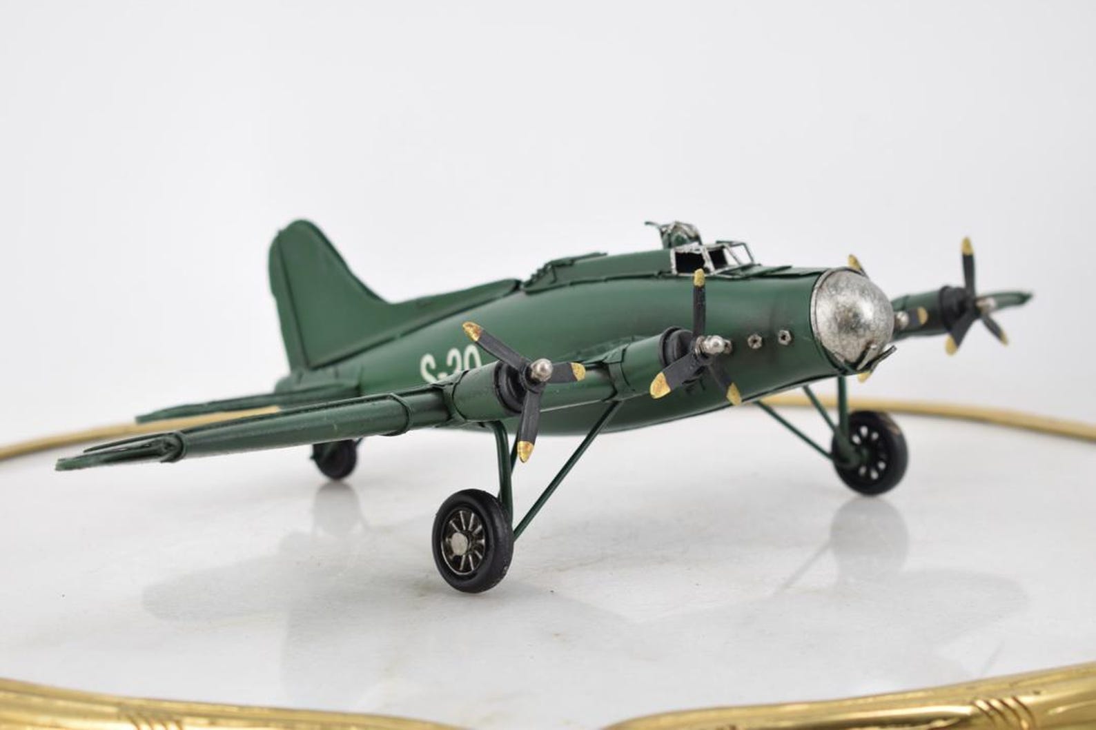 Vintage US Army Firefly Airplane Model: Metal Military Decor - Etsy