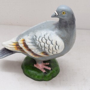 Pigeon Cast Iron Sculpture Figure Realistic Figurine Gift Vintage Style ...