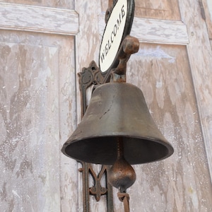 Decorative Door Bell Welcome - Black and White Bell - Unique Bell ...