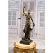 Dangerous Eagle Bronze Statue on Marble Base Amazing Buzzard Sculpture ...