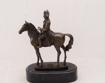Napoleon on Horse Statue - Etsy