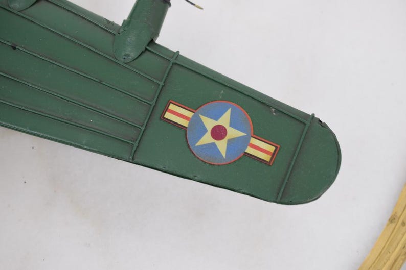 Vintage US Army Firefly Airplane Model: Metal Military Decor - Etsy