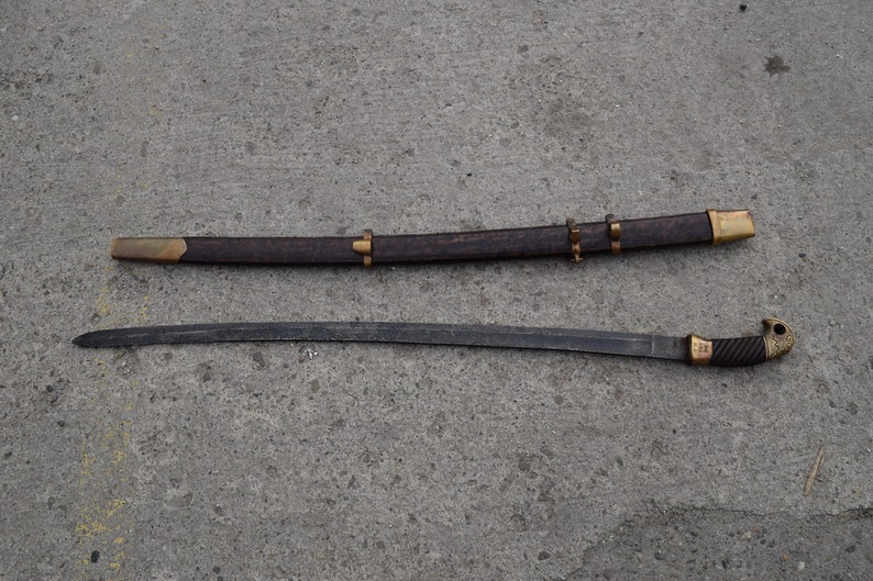 Cossack Dragon Saber – Russian Shashka With Scabbard, Decorative ...