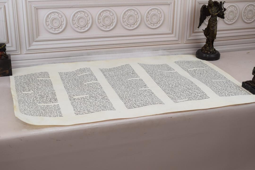 Absolute Unique Torah Scroll Antique Handwritten Torah Handmade Jewish ...