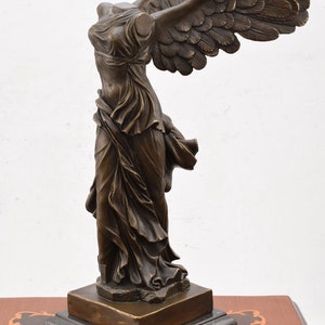 Large Ancient Greek Nike of Samothrace Mythology Bronze - Etsy