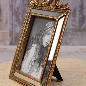 Gold Photo Frame - Glass Photo Frame - Wedding Picture Frame - Lavish ...