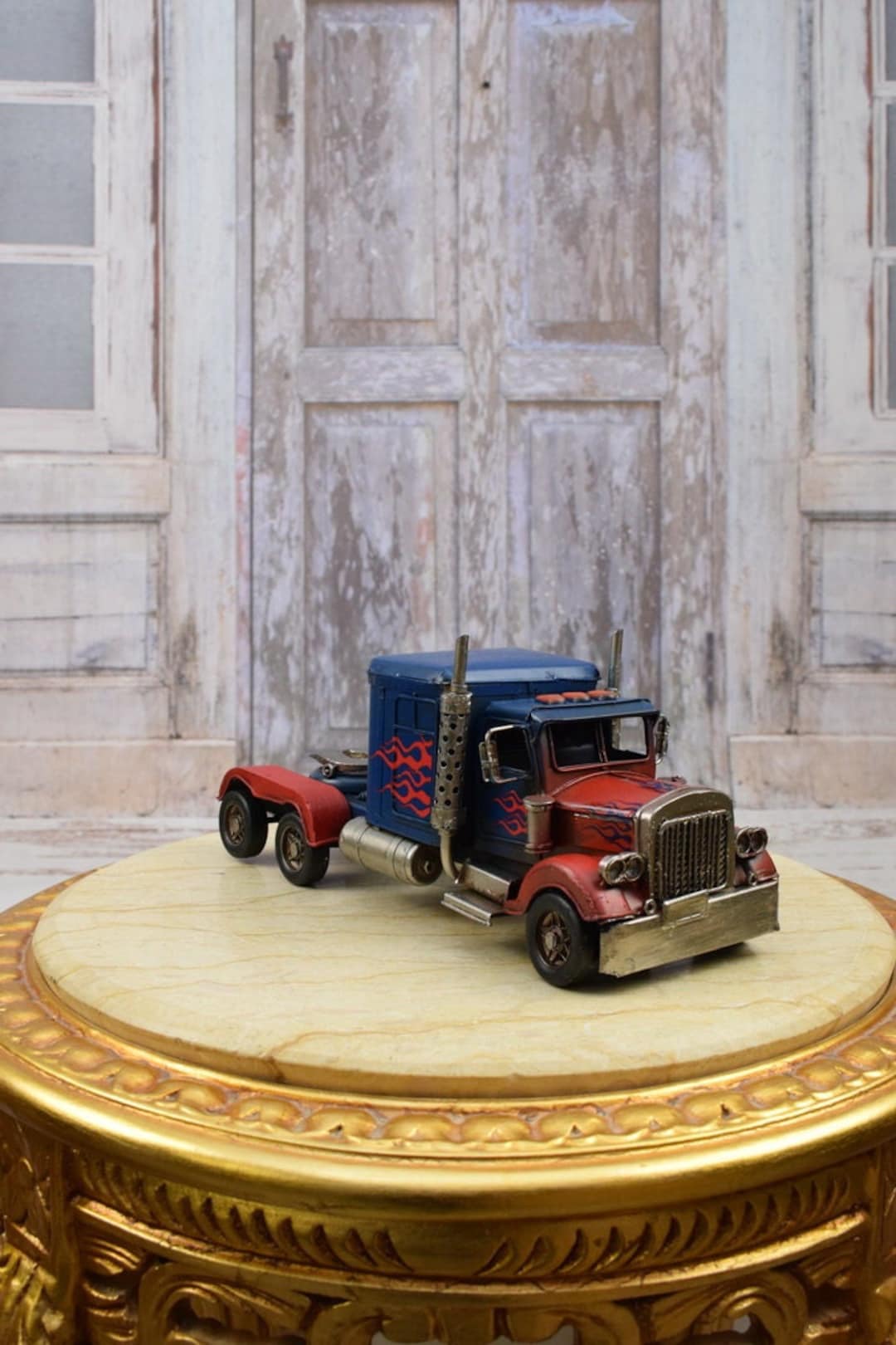 Vintage Metal Truck Model: American TIR Decor, Collector's Gift - Etsy