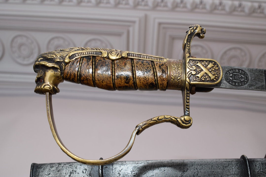 Wonderful Prussian Saber With Scabbard Solingen Prussian Artillery ...