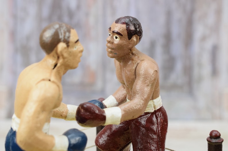 Vintage Cast Iron Boxing Bank – Two Boxers Money Box, Home Decor - Etsy