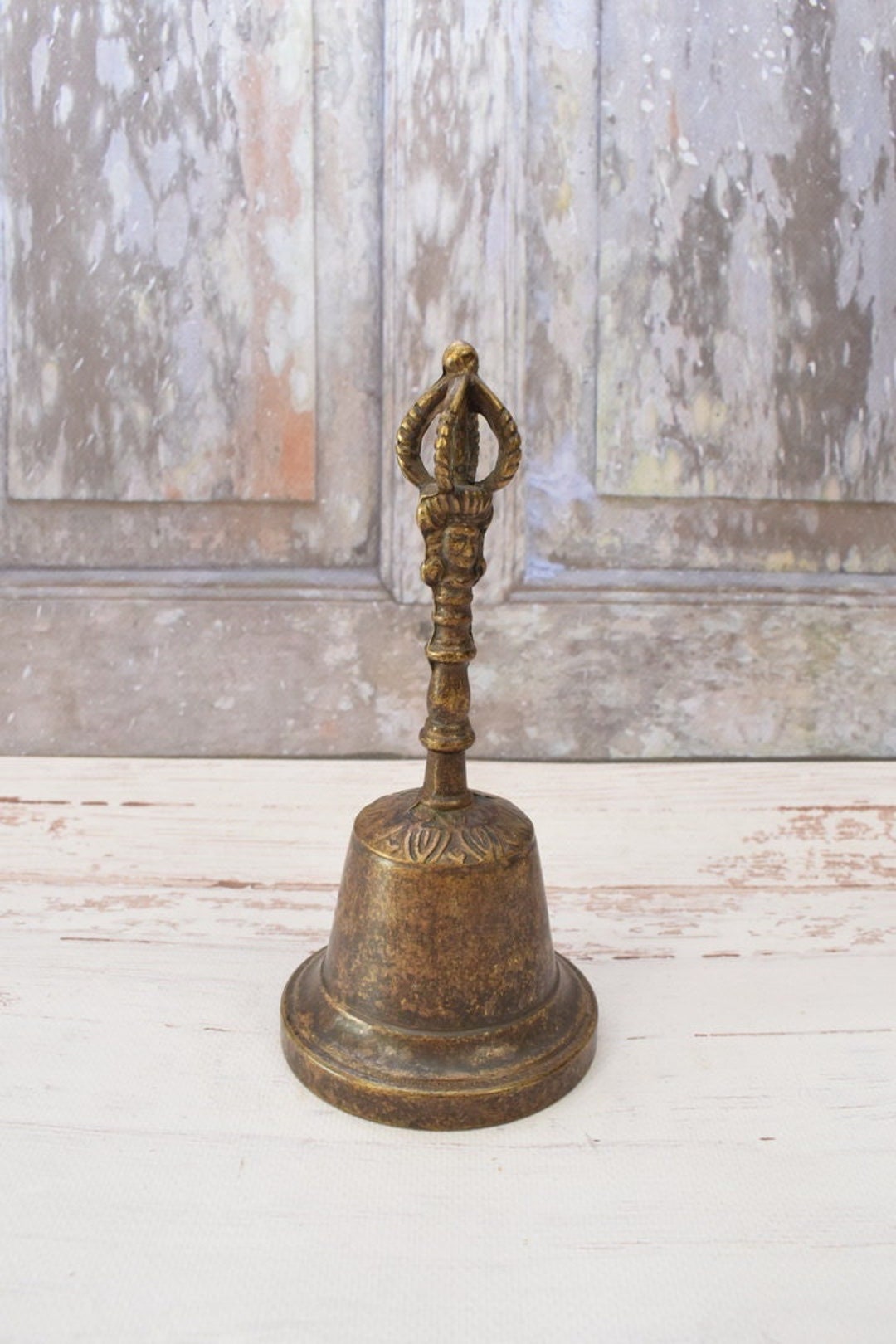 Bell Reception - Dark Bell Brass - Elegant Hotel Bell Table Bell Style ...