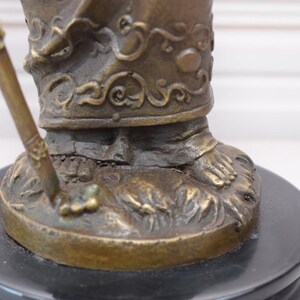 Xena Warrior Princess Bronze Statue - Vintage Bronze Figure - Woman ...