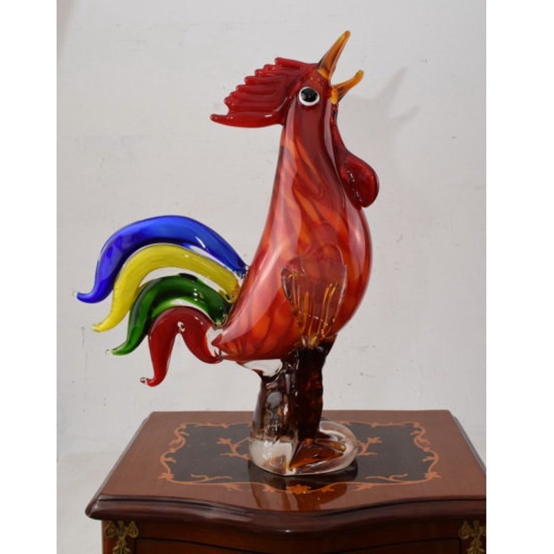 Rooster Glass - Etsy