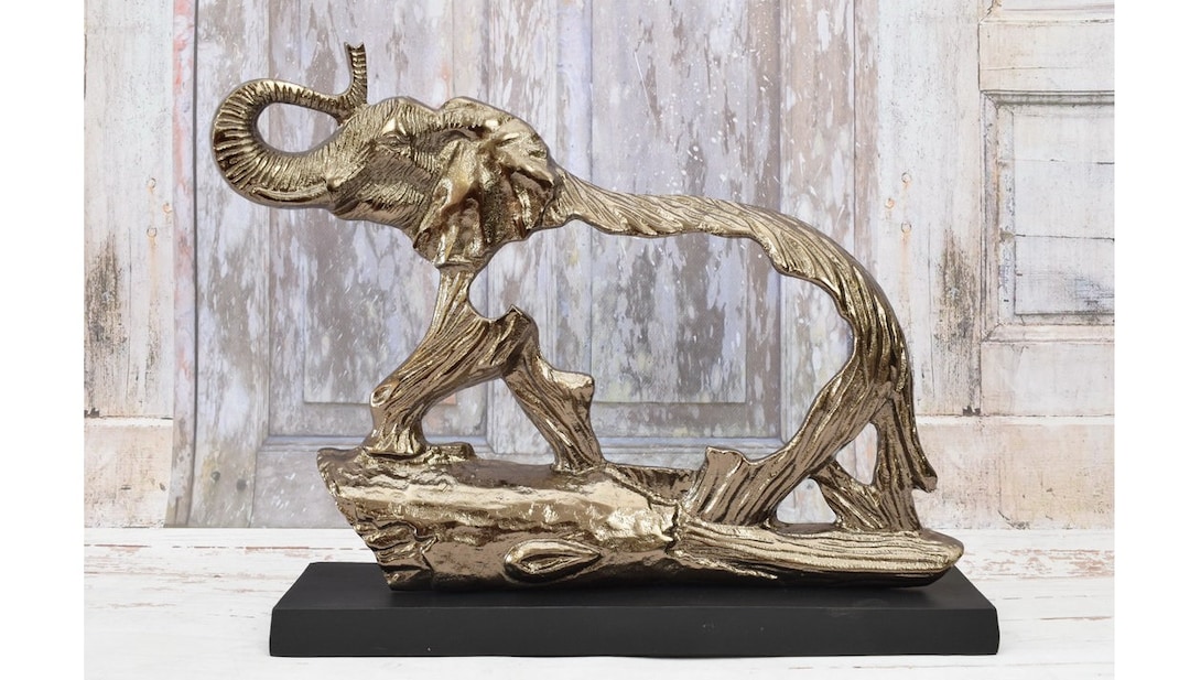 Elephant for Good Luck Aluminum Statue - Abstract Sculpture - Aluminum ...