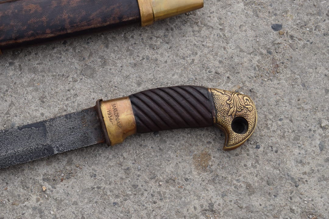 Cossack Shashka Dragon Saber With Scabbard Saber Russia Decorative ...