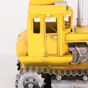 Vintage Yellow Bulldozer Metal Model: Classic Collector's Decor - Etsy