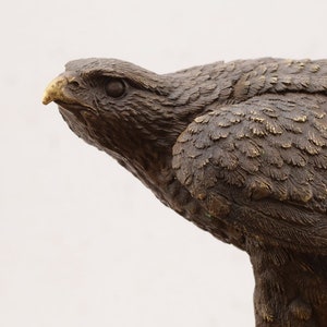 Dangerous Eagle Bronze Statue on Marble Base - Amazing Buzzard ...