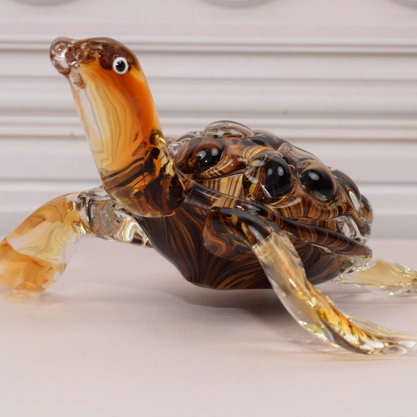 Art Glass Turtle - Etsy