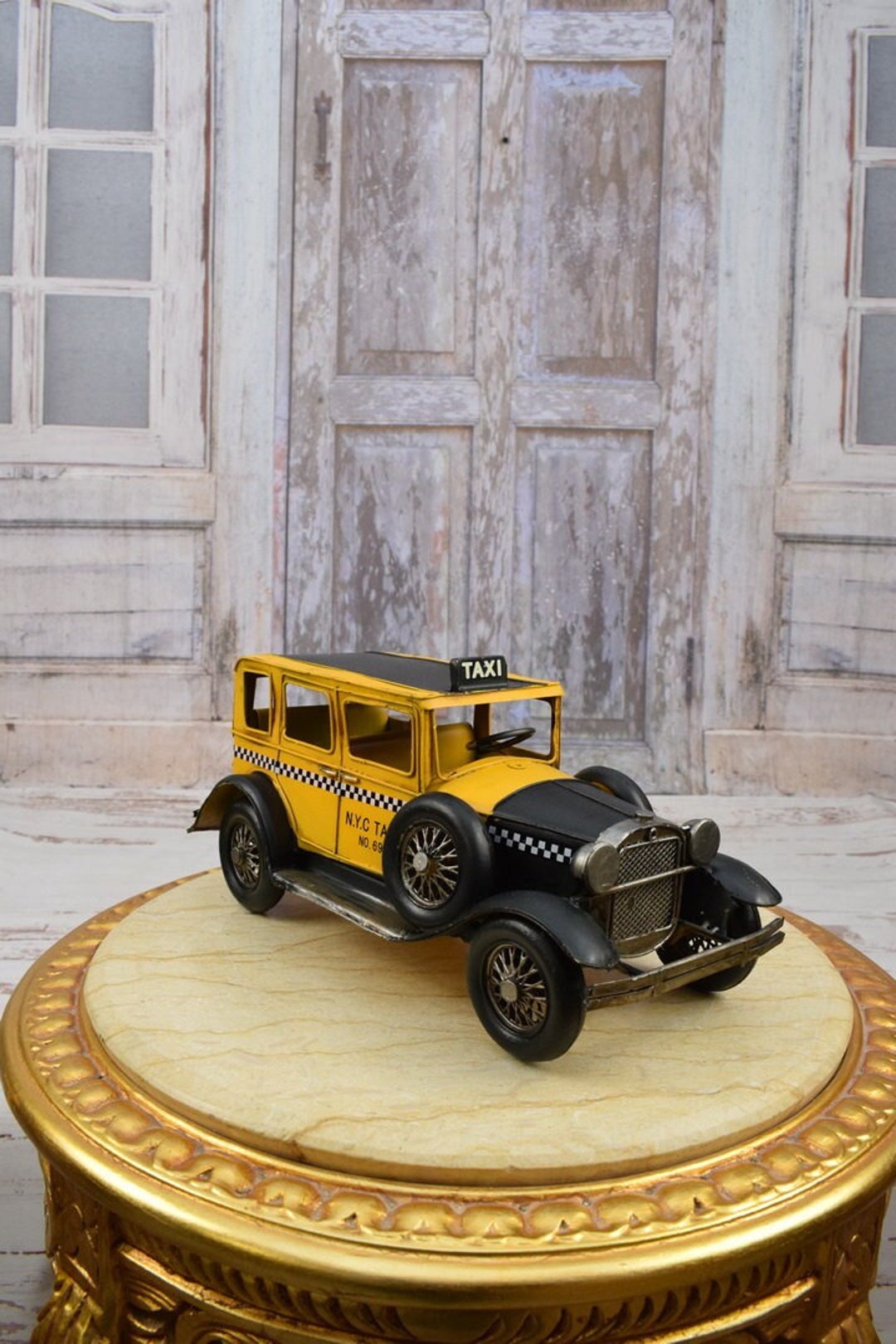 Vintage Taxi Old Model Car - Taxi Car New York - Car Collector Item ...