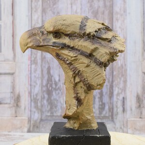 Big Eagle Head Trophy Head Eagle - Figurine Resin - Eagle Bust - Home ...