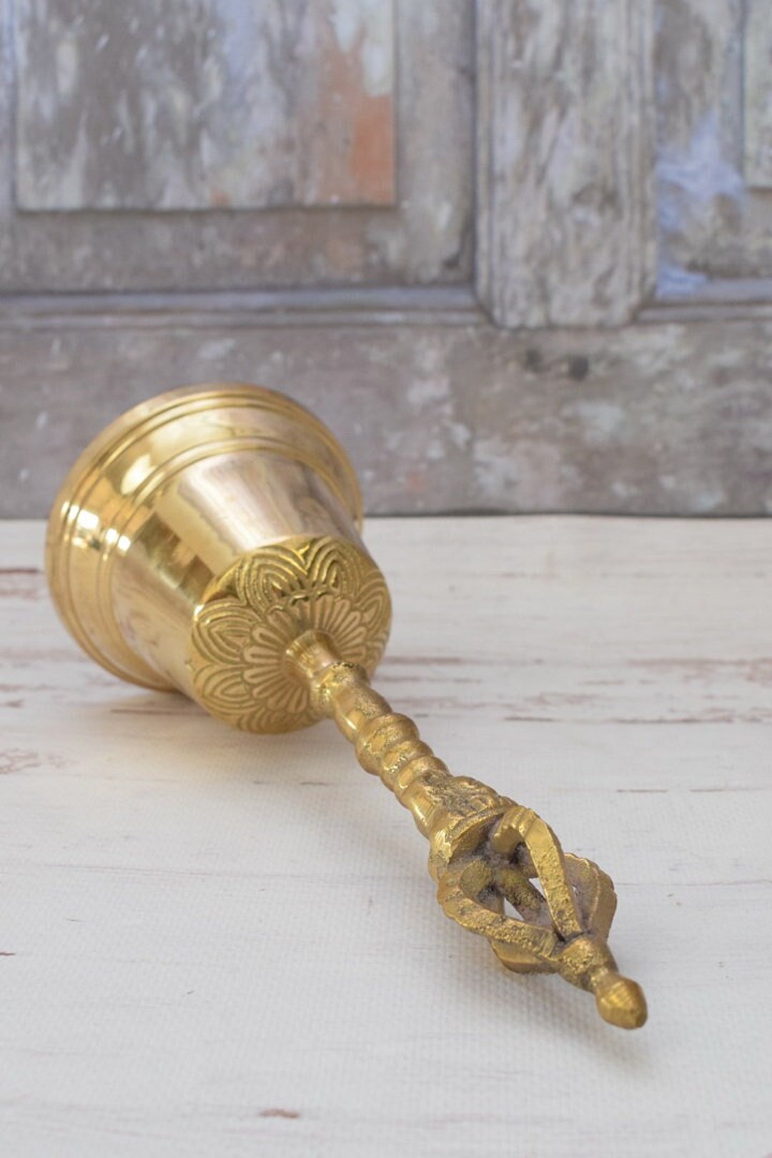 Bell Reception - Polished Bell Brass - Elegant Hotel Bell Table Bell ...