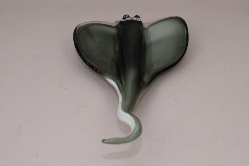 Murano Style Glass Stingray Figurine: Italian Luxury Decor - Etsy
