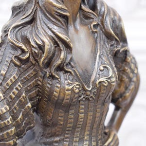 Xena Warrior Princess Bronze Statue - Vintage Bronze Figure - Woman ...