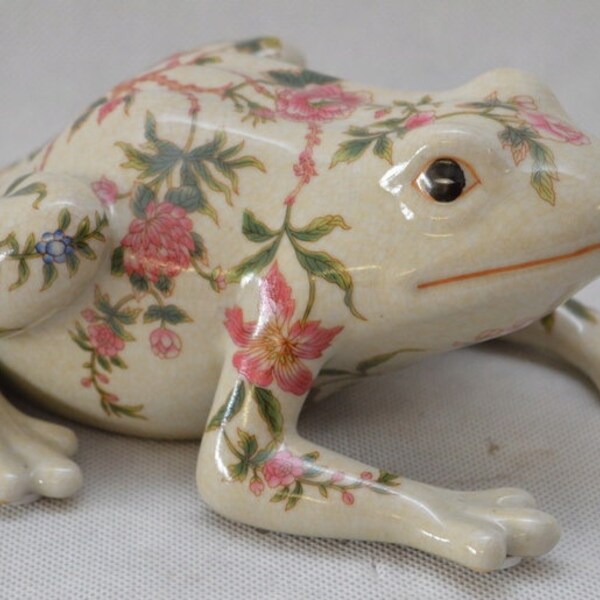 Porcelain Frog - Etsy