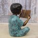 Young Boy Reading Book Bronze Statue Young Schoolboy Sculpture Amazing ...