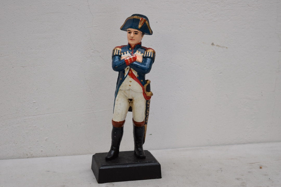 Napoleon Bonaparte Cast Iron Chief Hero Figurine Sculpture Gift Vintage ...