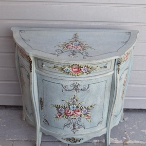 Green Luxury Commode French Commode Bent Wood Chest of Drawers Wooden ...