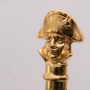 Napoleon Bonaparte Walking Stick Wooden and Brass Walking - Etsy