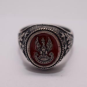 Silver Polish Patriot Ring - Ring Polish Eagle Silver Ark Work ...