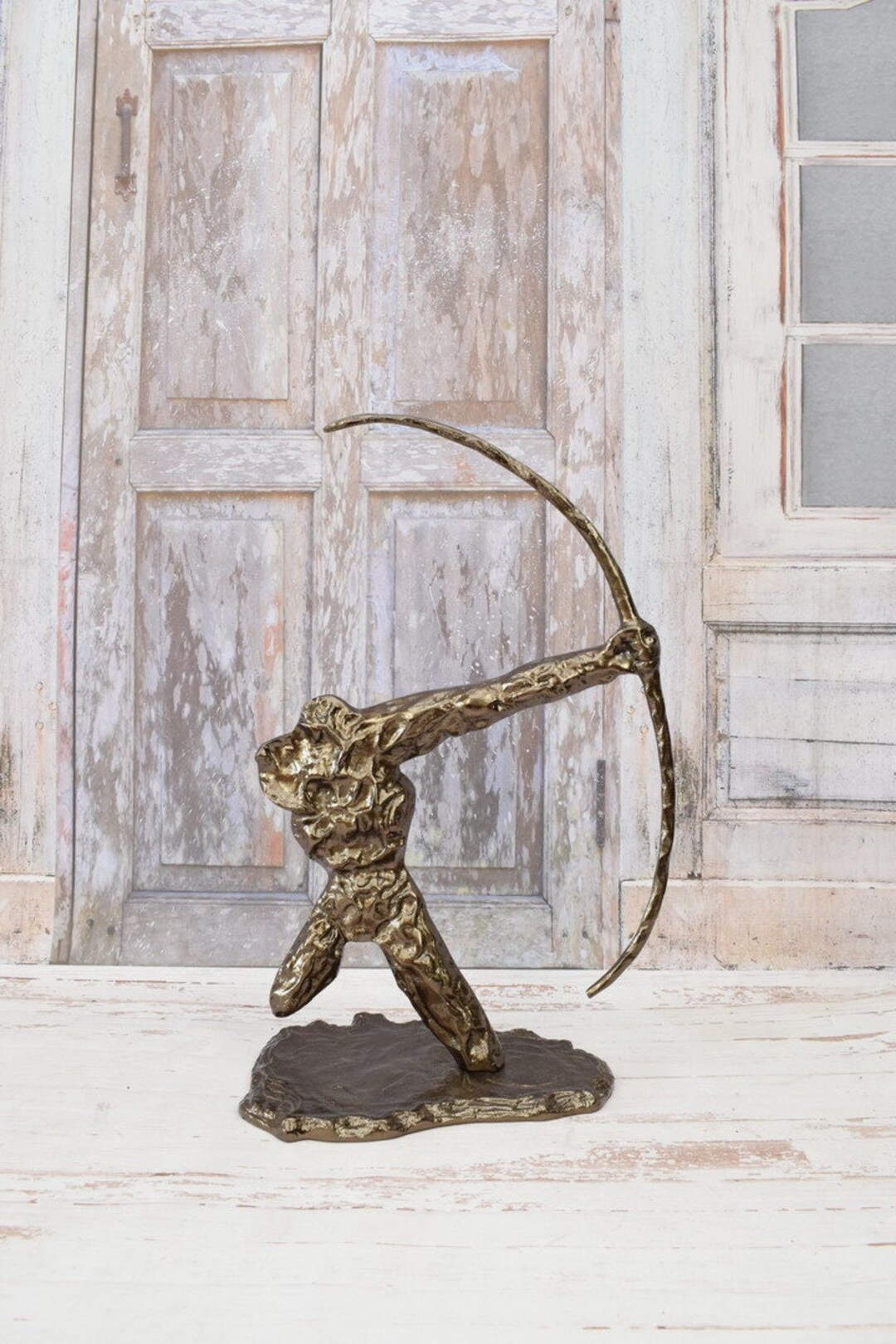 Hercules Drawing His Bow Aluminum Statue - Abstract Sculpture - Art ...