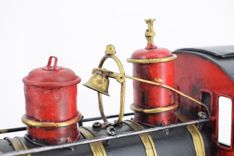 Vintage Metal Locomotive Model: Old School Train Decor - Etsy