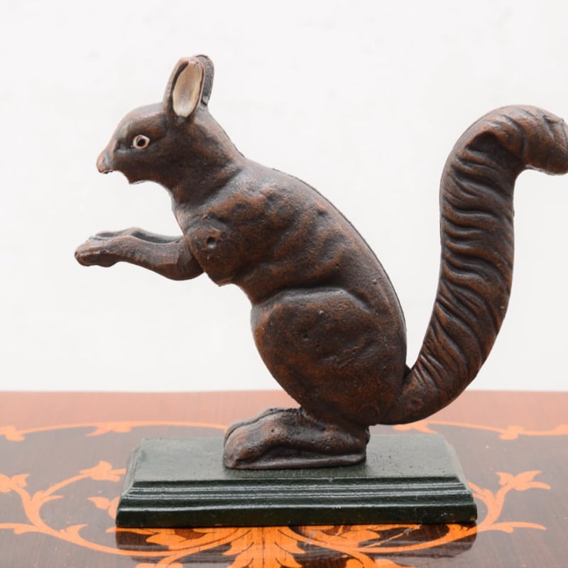 Cast Iron Squirrel Nutcracker - Etsy