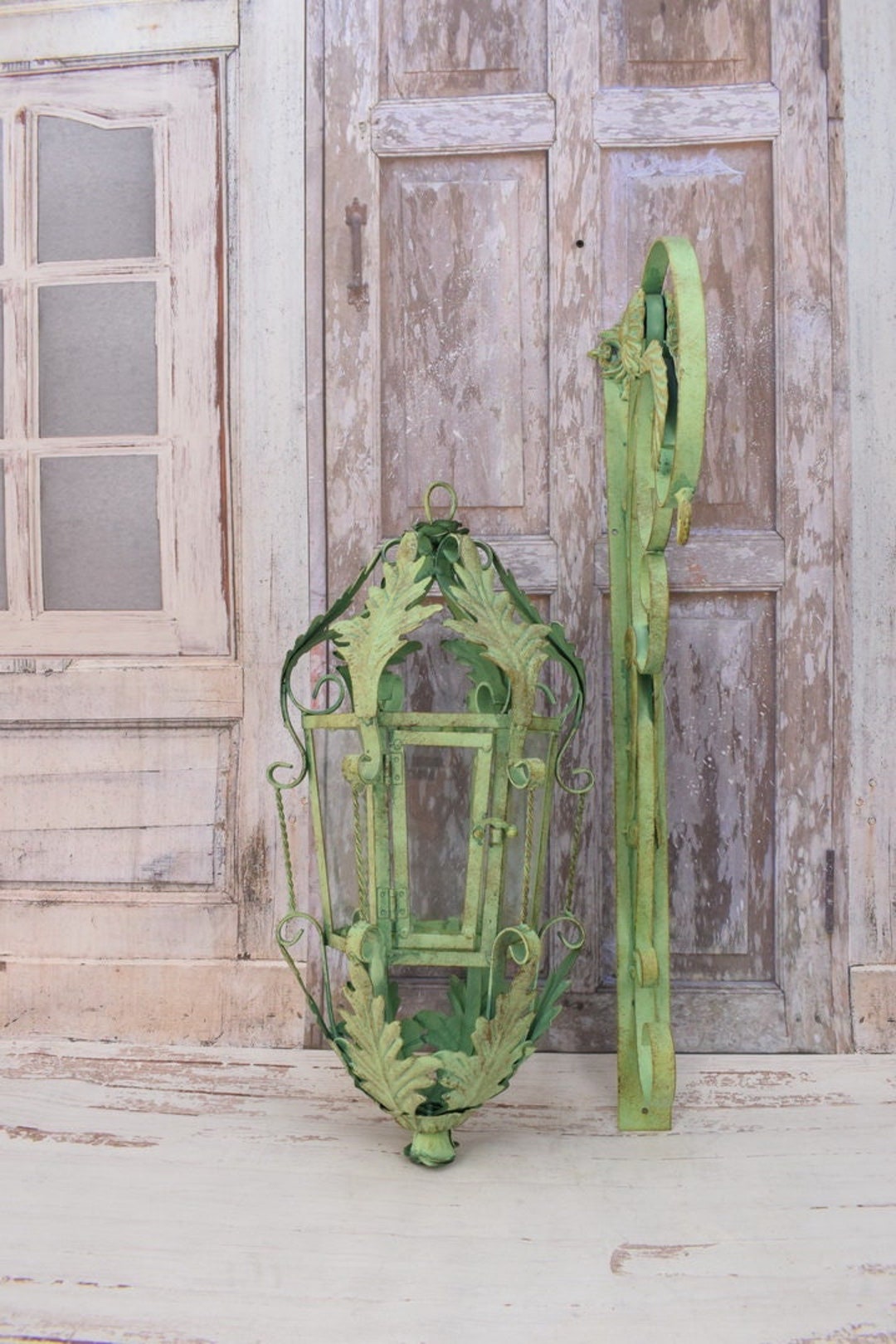 Vintage French Country Lantern - Amazing Effect Metal Hanging Lantern ...