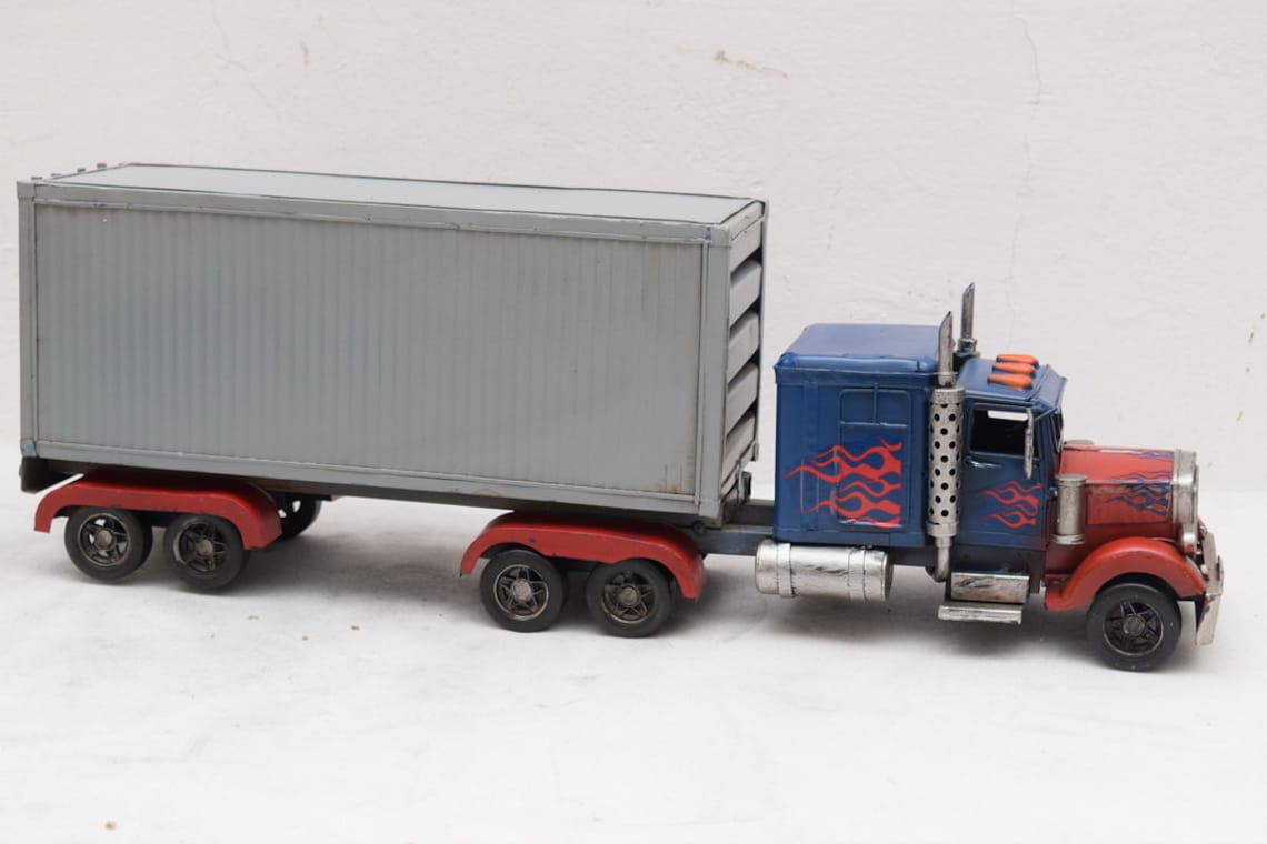 Truck TIR Container Auto Old Classic Metal Model Toy Gift Idea - Etsy