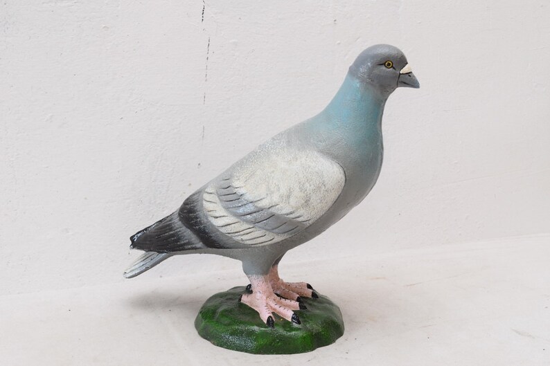 Pigeon Cast Iron Sculpture Figure Realistic Figurine Gift - Etsy