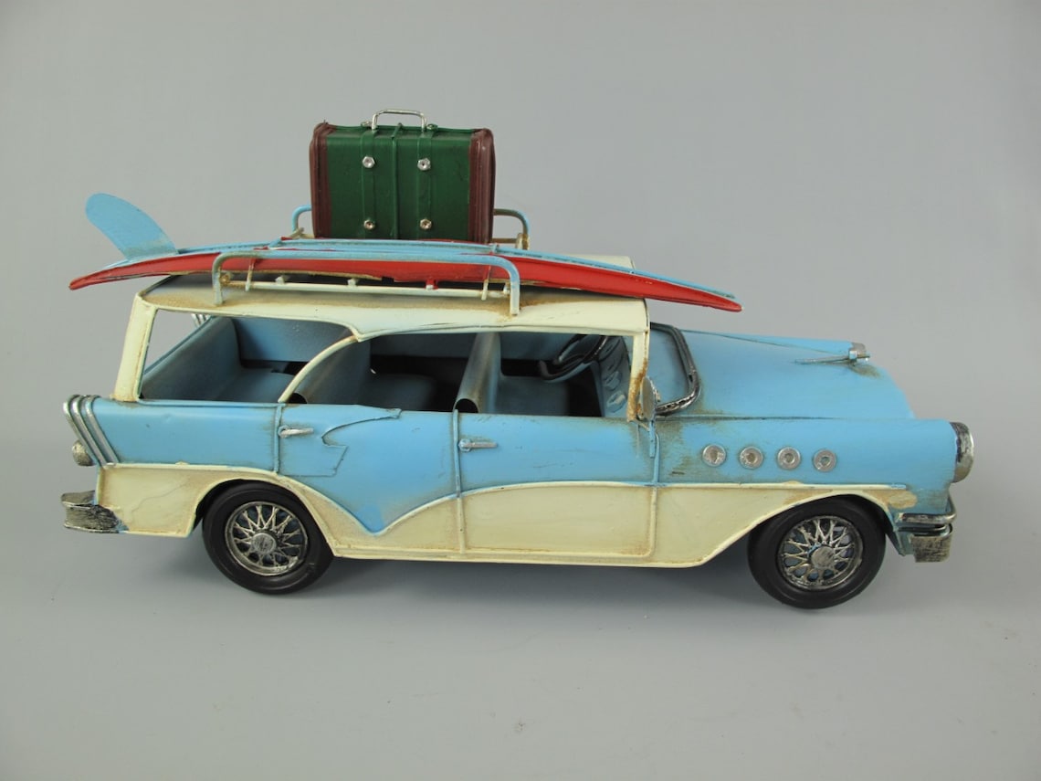 Vintage Buick 1957 Car Old Metal Model Toy Auto Gift Idea - Etsy