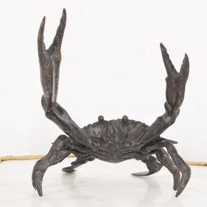 Large Bronze Crab Statue: Richly Decorated Animal Sculpture - Etsy