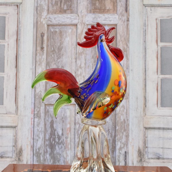 Rooster Glass - Etsy